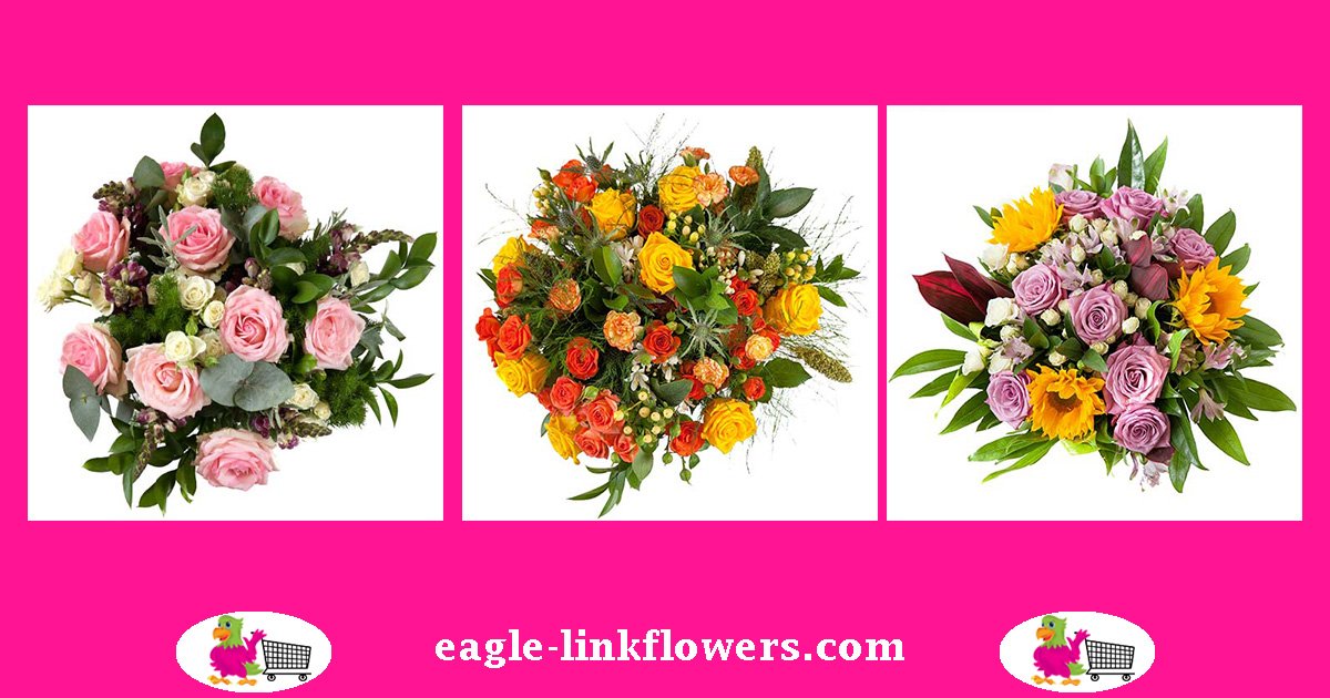 Packed at the Source Mixed Bouquets from Pro florists - Eagle-Link Flowers