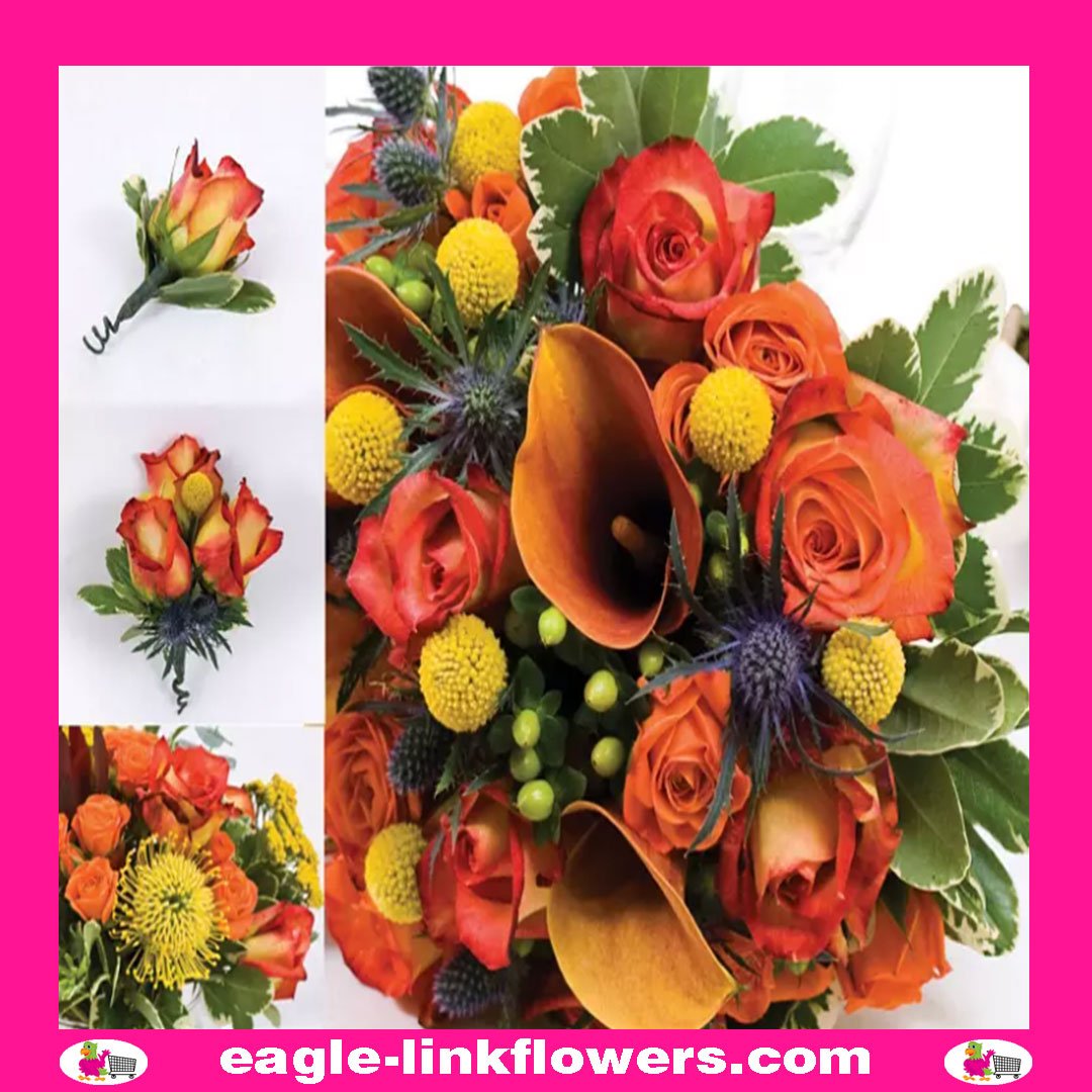 Destination Wedding Pre-Made Floral Bouquets - Eagle-Link Flowers